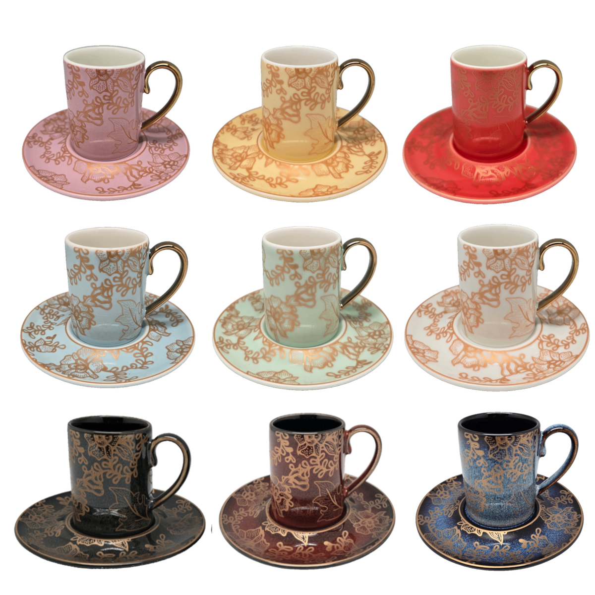 Kebaya Mini Cup & Saucer (Set of 2) - Gift Set – Luzerne Singapore