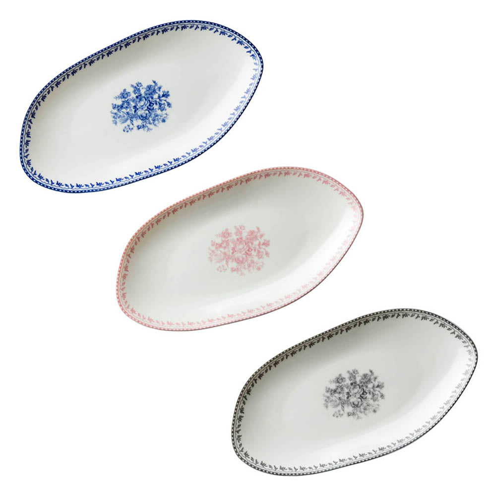 Lancaster Garden Oval Plate - Luzerne – Luzerne Singapore