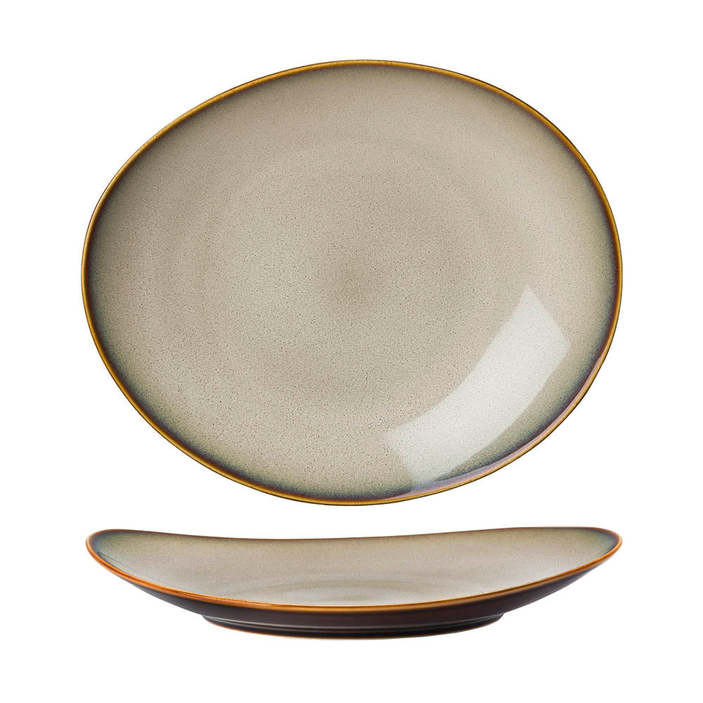 Rustic Oval Plate - Luzerne – Luzerne Singapore