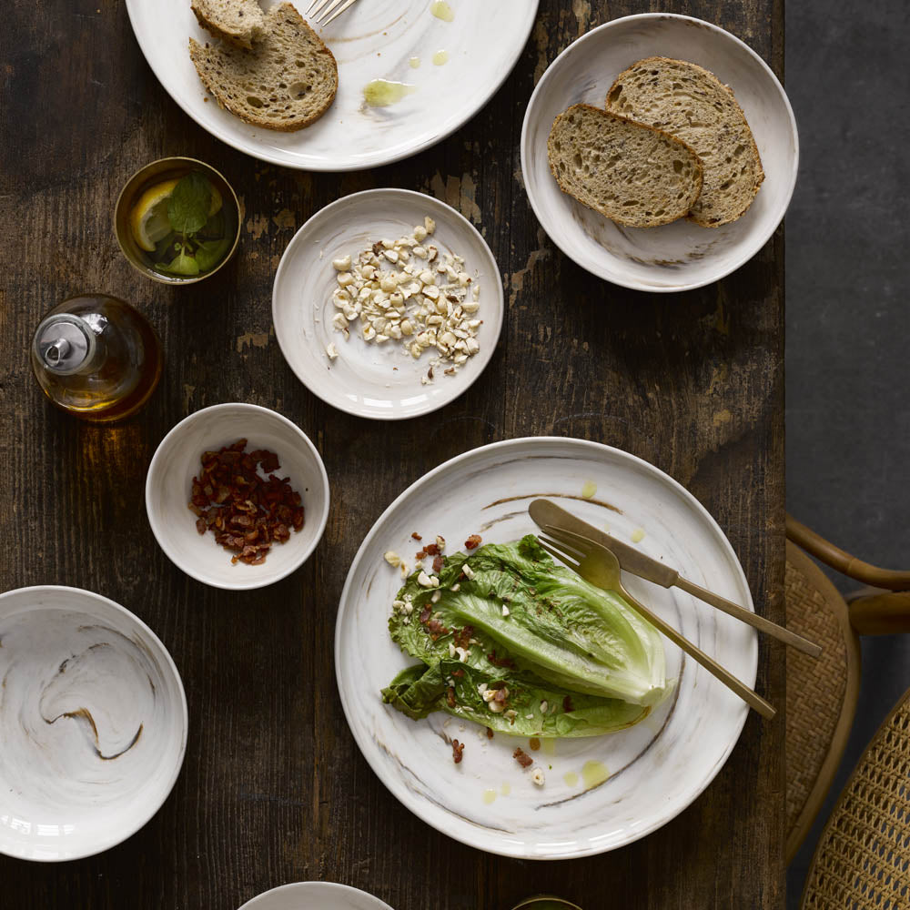 Marble Round Plate 21cm Mini Gift Set (4/Pack) - Luzerne – Luzerne ...