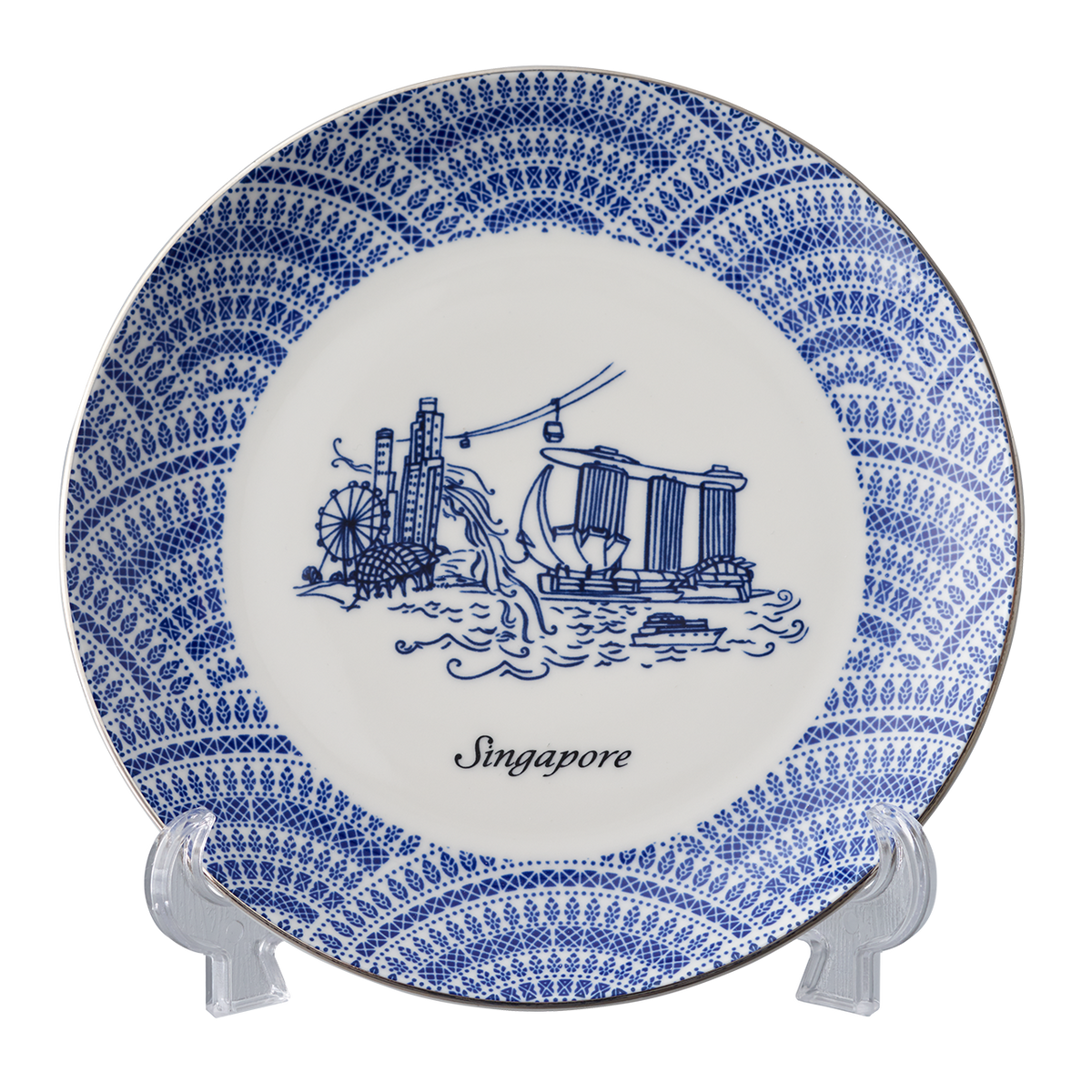 Singapore Attraction Plate in Gift Box- Luzerne – Luzerne Singapore
