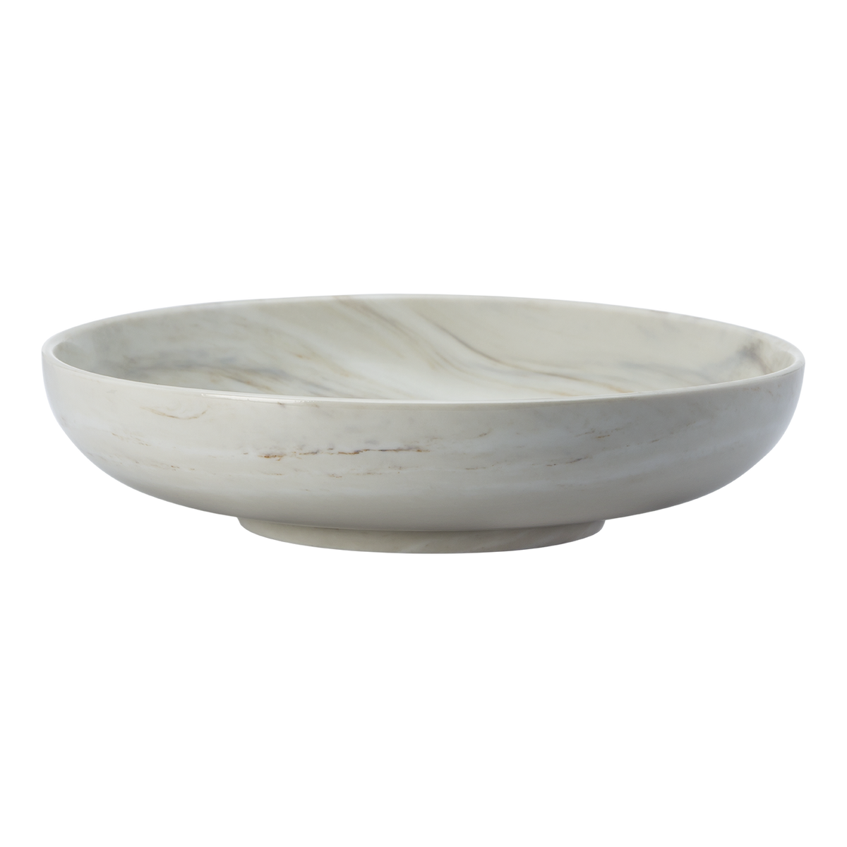 Marble Deep Round Coupe Plate - Luzerne – Luzerne Singapore